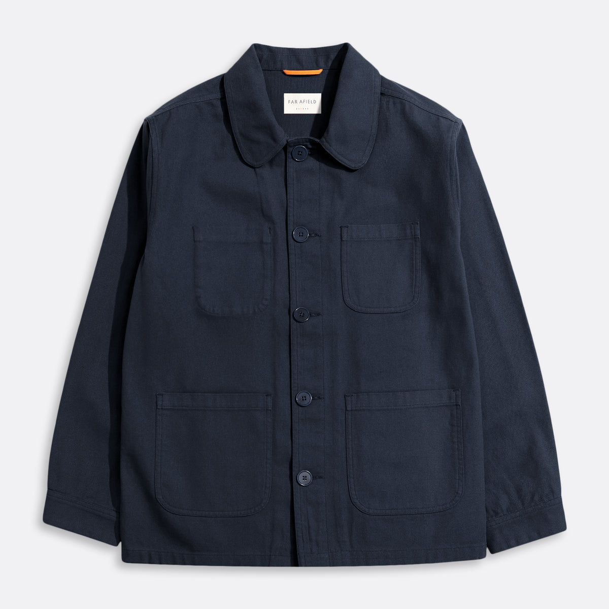 Station Jacket - Navy Panama Twill – Far Afield